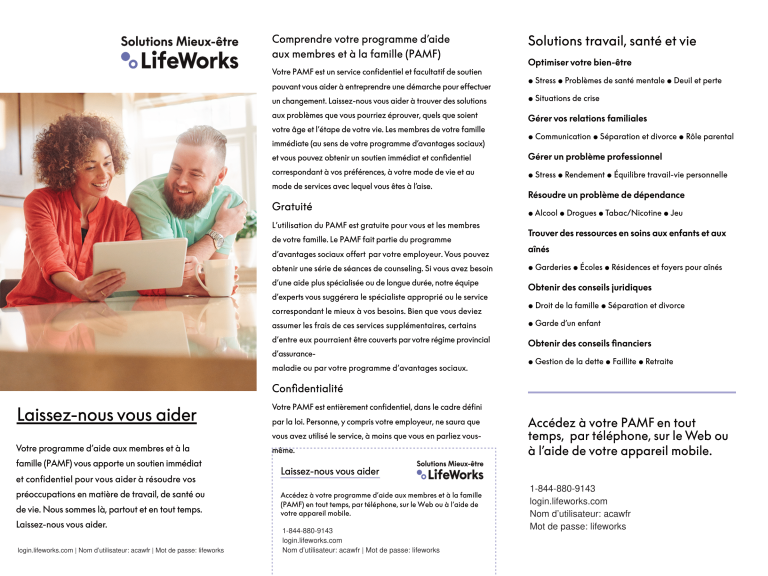 ACAW Trust Funds: Employee and Family Assistance Program – LifeWorks ...